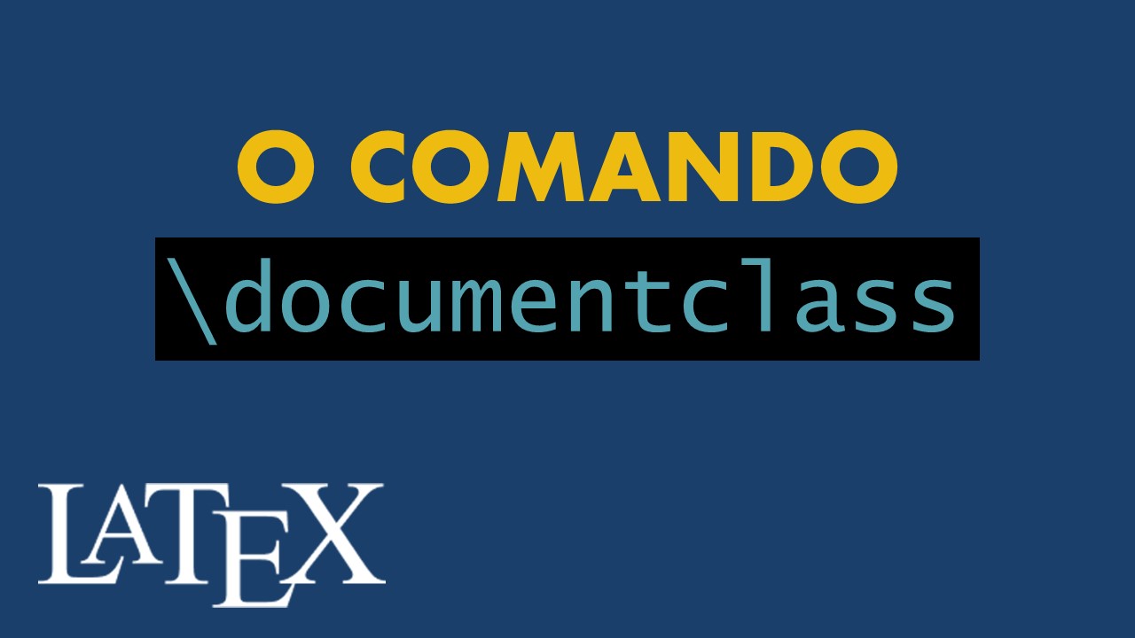 Quais são as classes de documentos disponíveis no LaTeX? - Nolukai